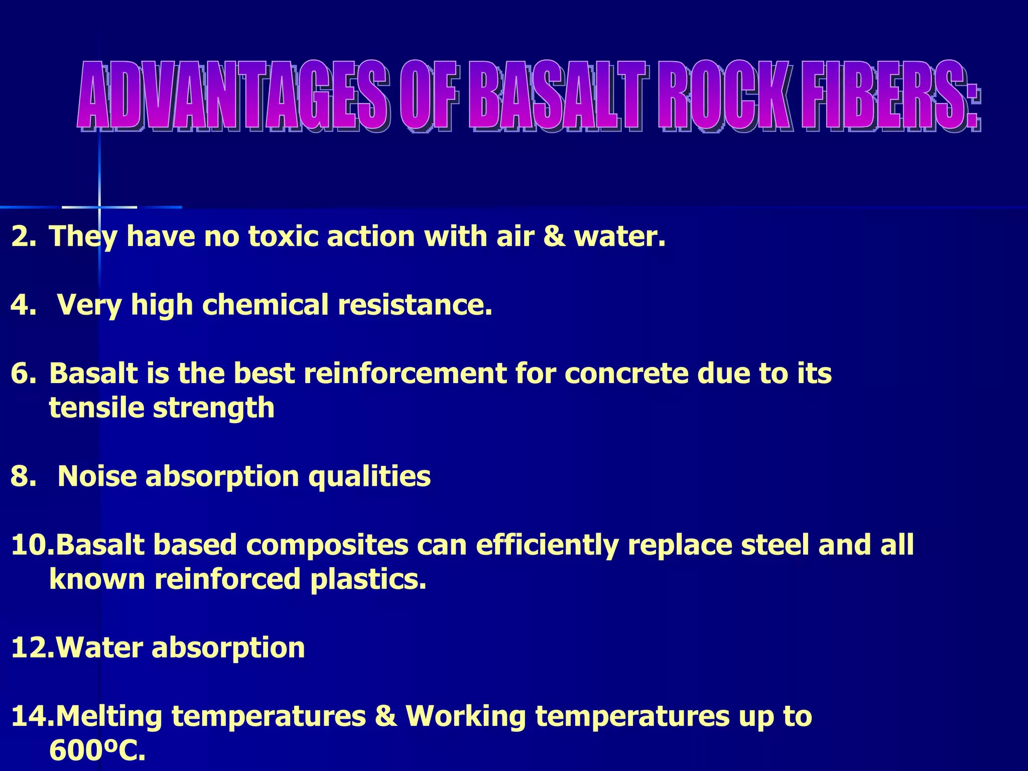 Basalt rock fibre | PPT