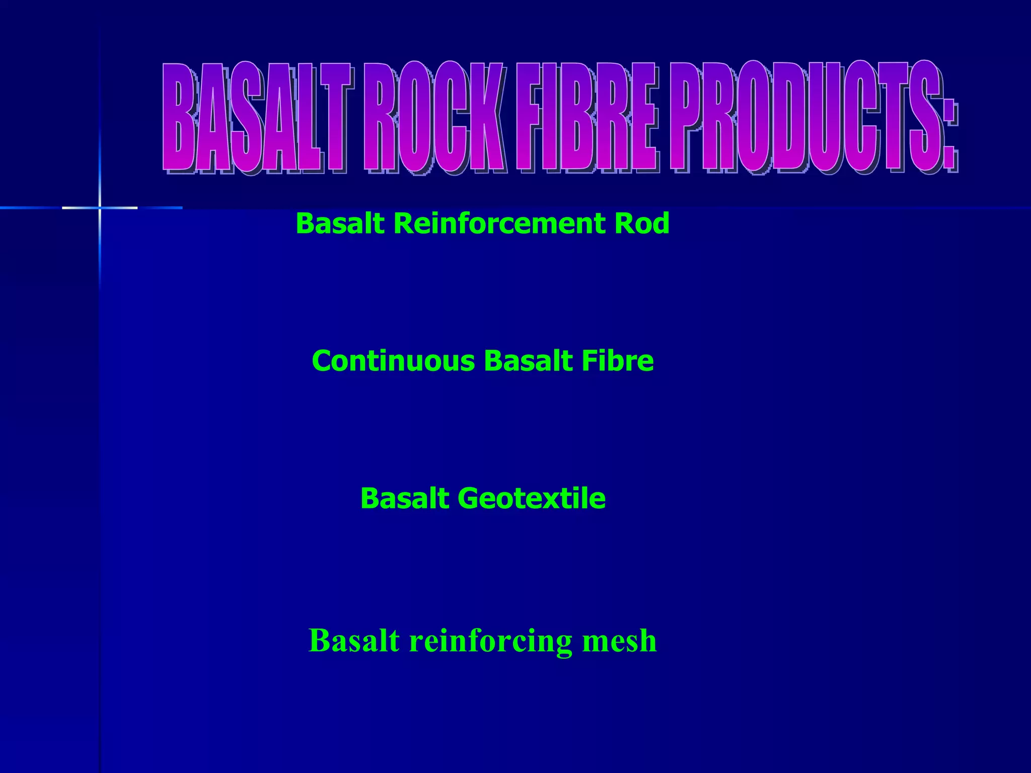 Basalt rock fibre | PPT