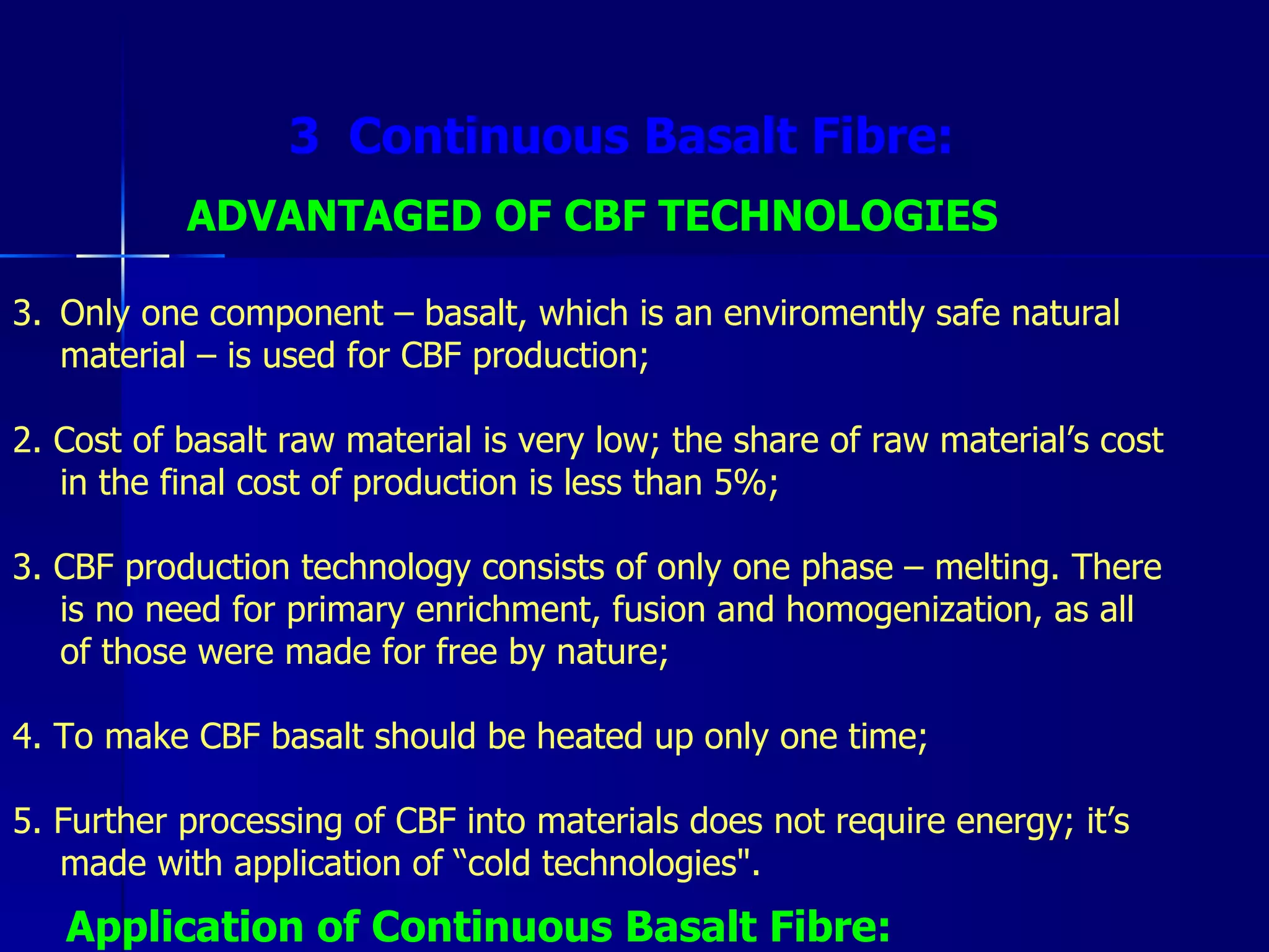 Basalt rock fibre | PPT