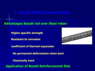 Basalt rock fibre | PPT