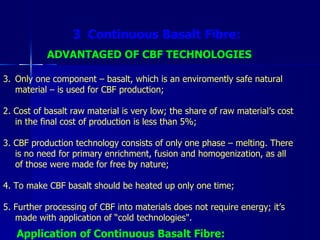 Basalt rock fibre | PPT
