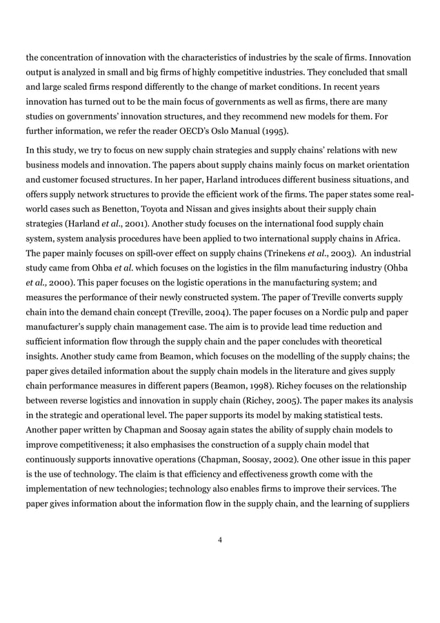 A taxonomy of logistics innovations | PDF