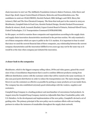 A taxonomy of logistics innovations | PDF