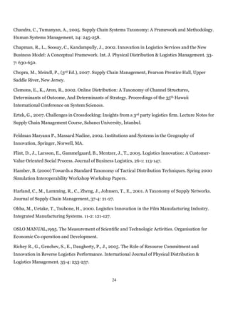 A taxonomy of logistics innovations | PDF