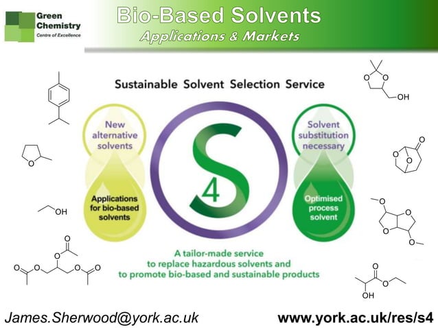 Bio-based Solvents: Applications and Markets | PPTX | Chemistry | Science