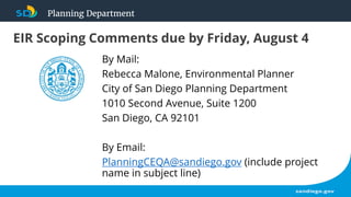 EIR Scoping Meeting 7 18-17 presentation | PPT