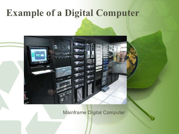 Analog and Digital Computers