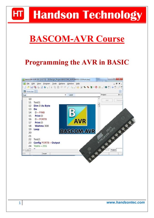 Bascom avr-course | PDF | Computer Peripherals | Computing