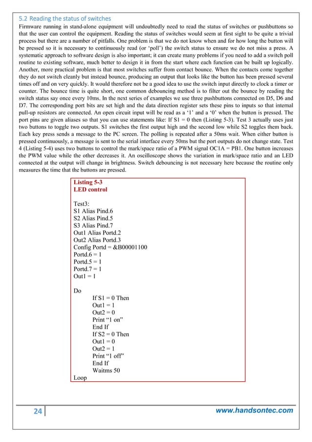 Bascom avr-course | PDF | Computer Peripherals | Computing