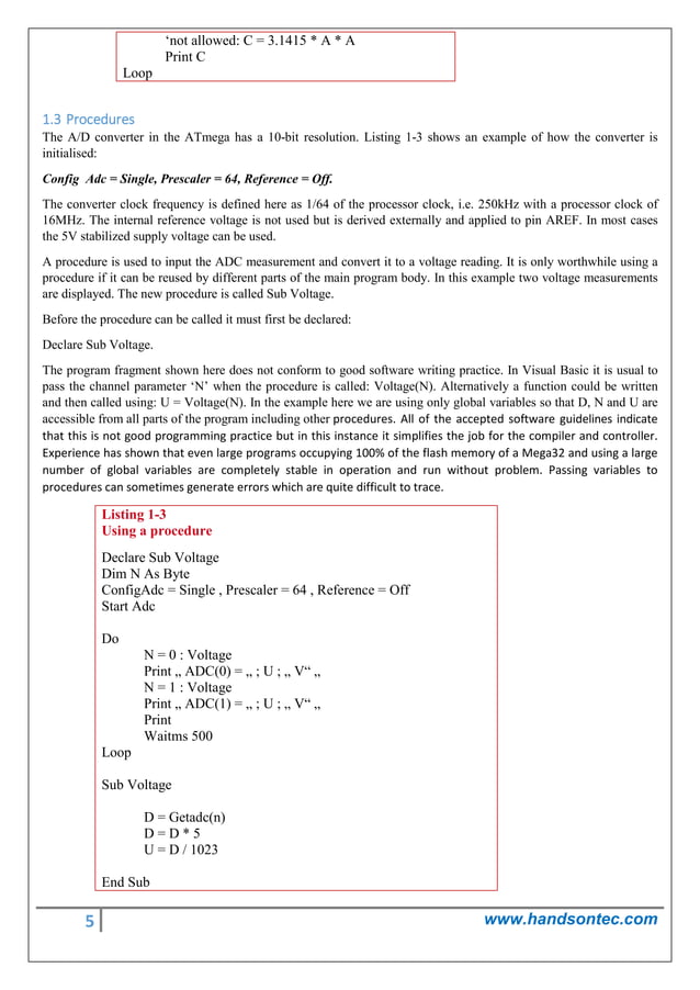 Bascom Avr Course Pdf Computer Peripherals Computing
