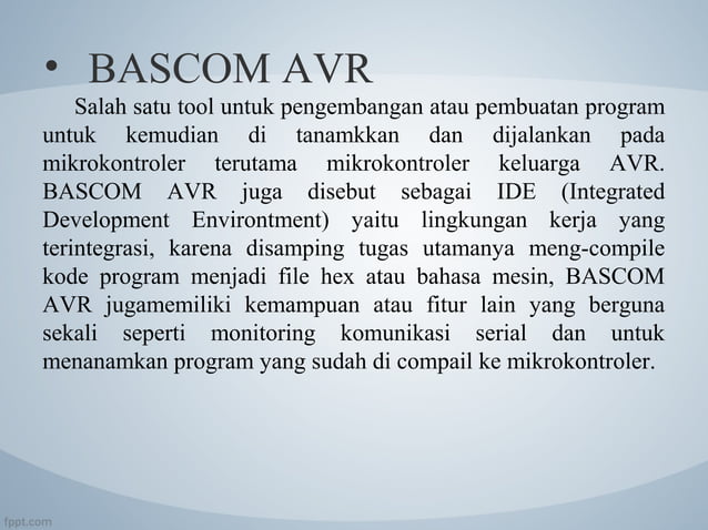 BASCOM AVR Dua LED | PPT