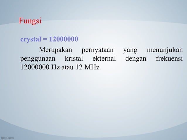 BASCOM AVR Dua LED | PPT