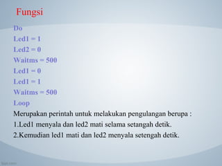 BASCOM AVR Dua LED | PPT