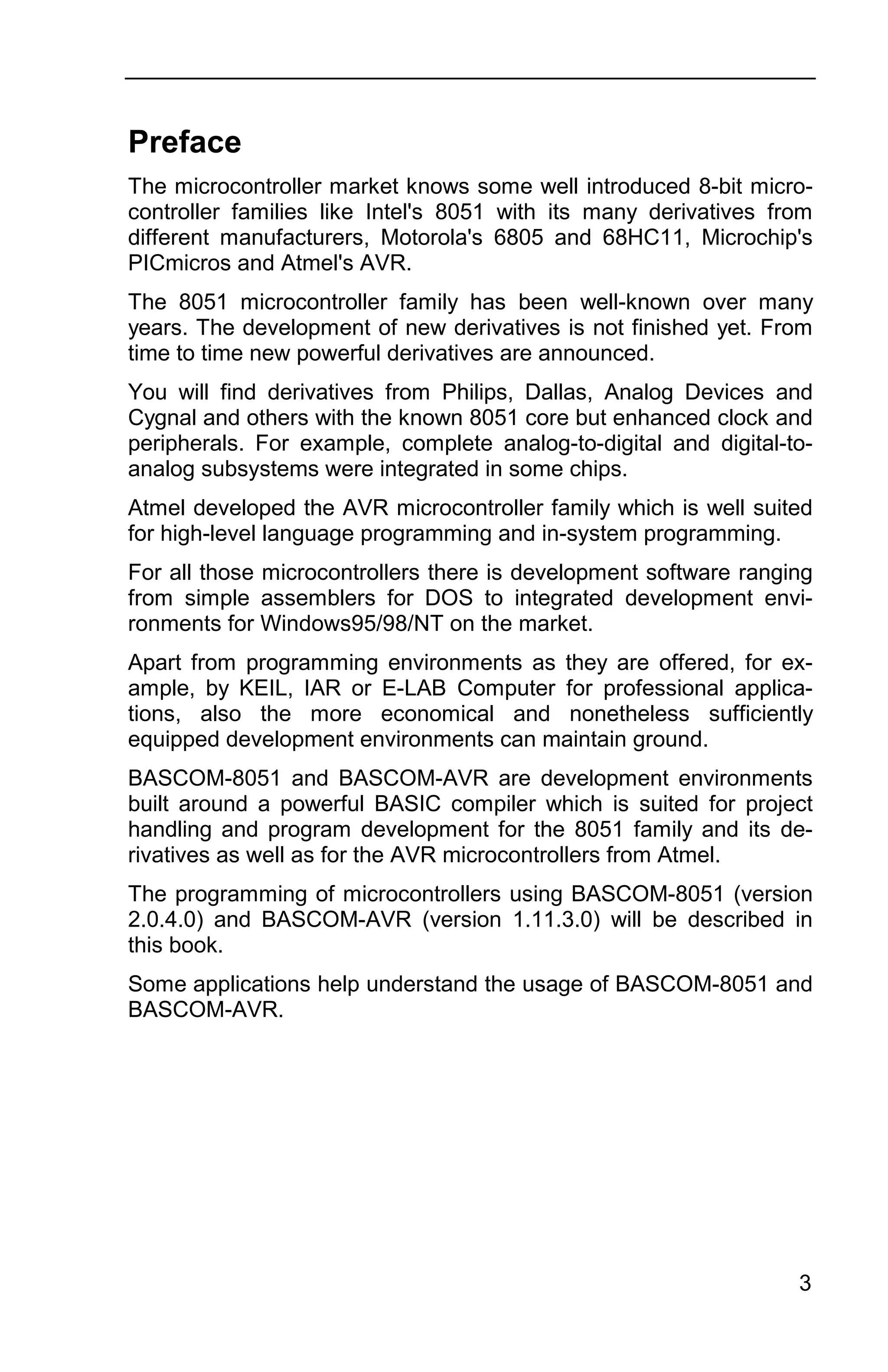 Microcontroladores: Programación BASCOM de microcontroladores con facilidad | PDF