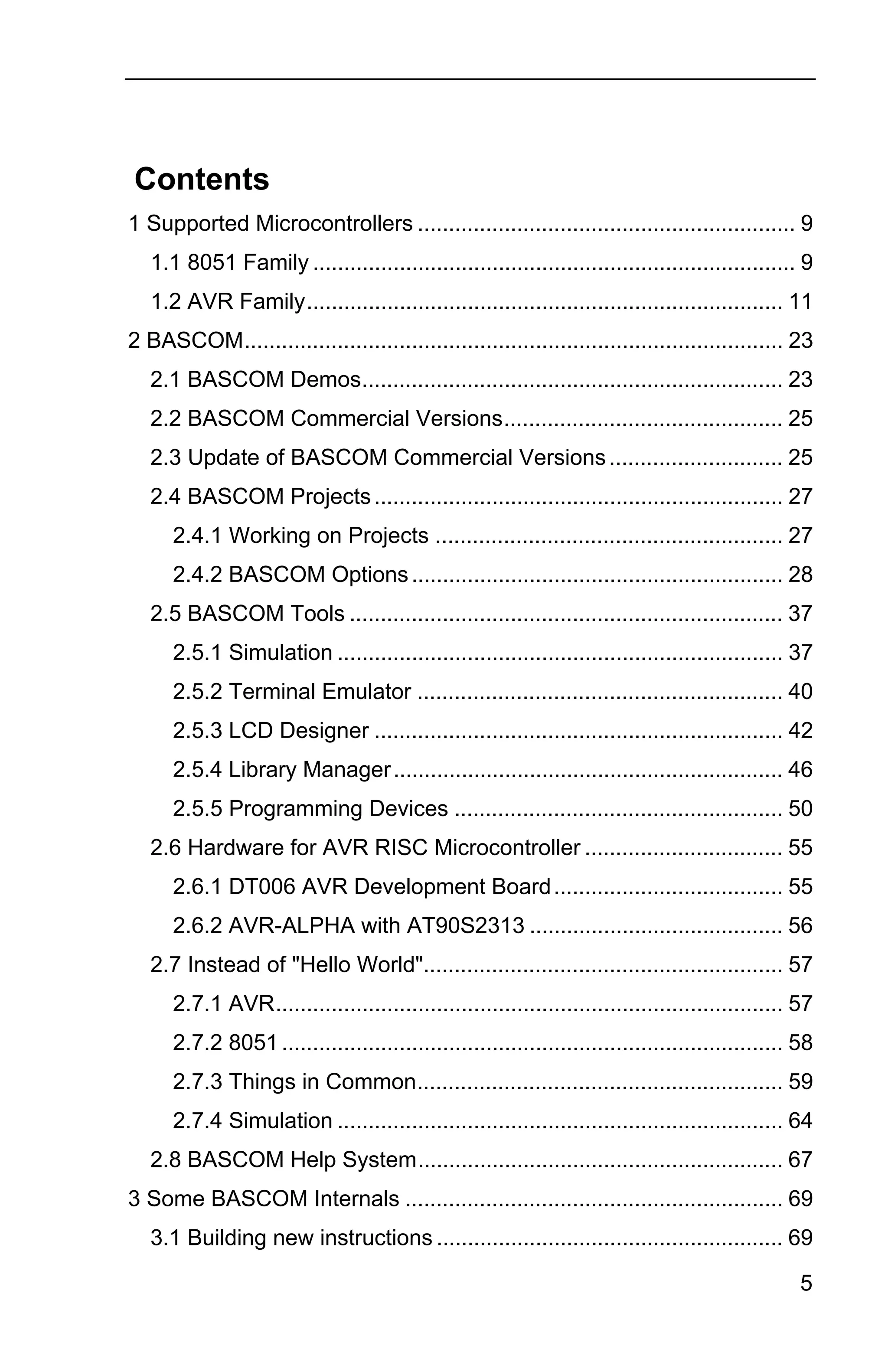 Microcontroladores: Programación BASCOM de microcontroladores con facilidad | PDF