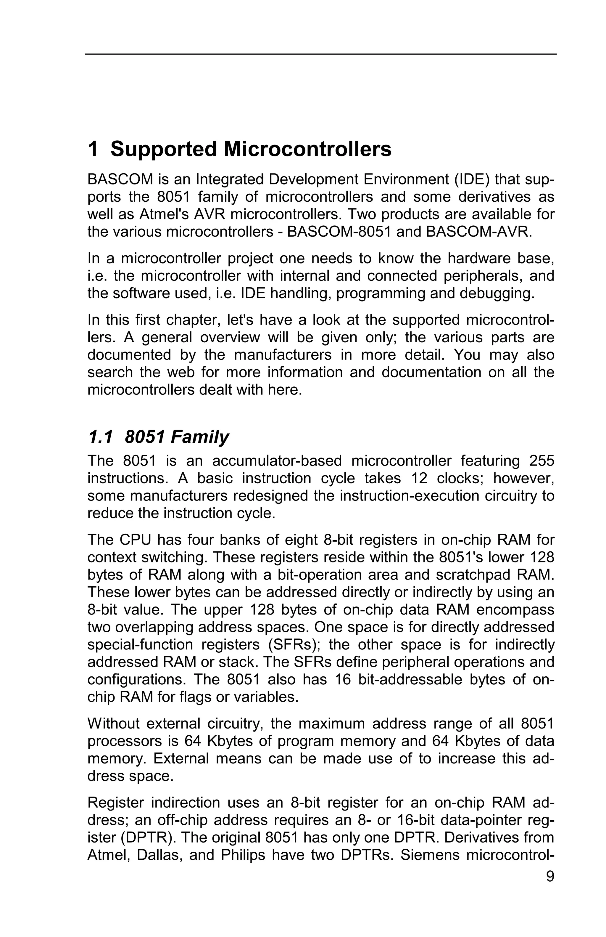 Microcontroladores: Programación BASCOM de microcontroladores con facilidad | PDF