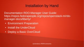 Build a Basic Cloud Using RDO-manager | PPT