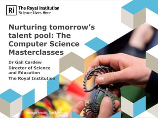 'Nurturing tomorrow's talent pool of computer scientists' by Dr Gail ...