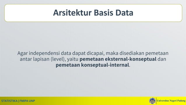 Basdat minggu 02. Basis Data dalam Sistem Informasi Dan Arsitektur Basis Data | PPT