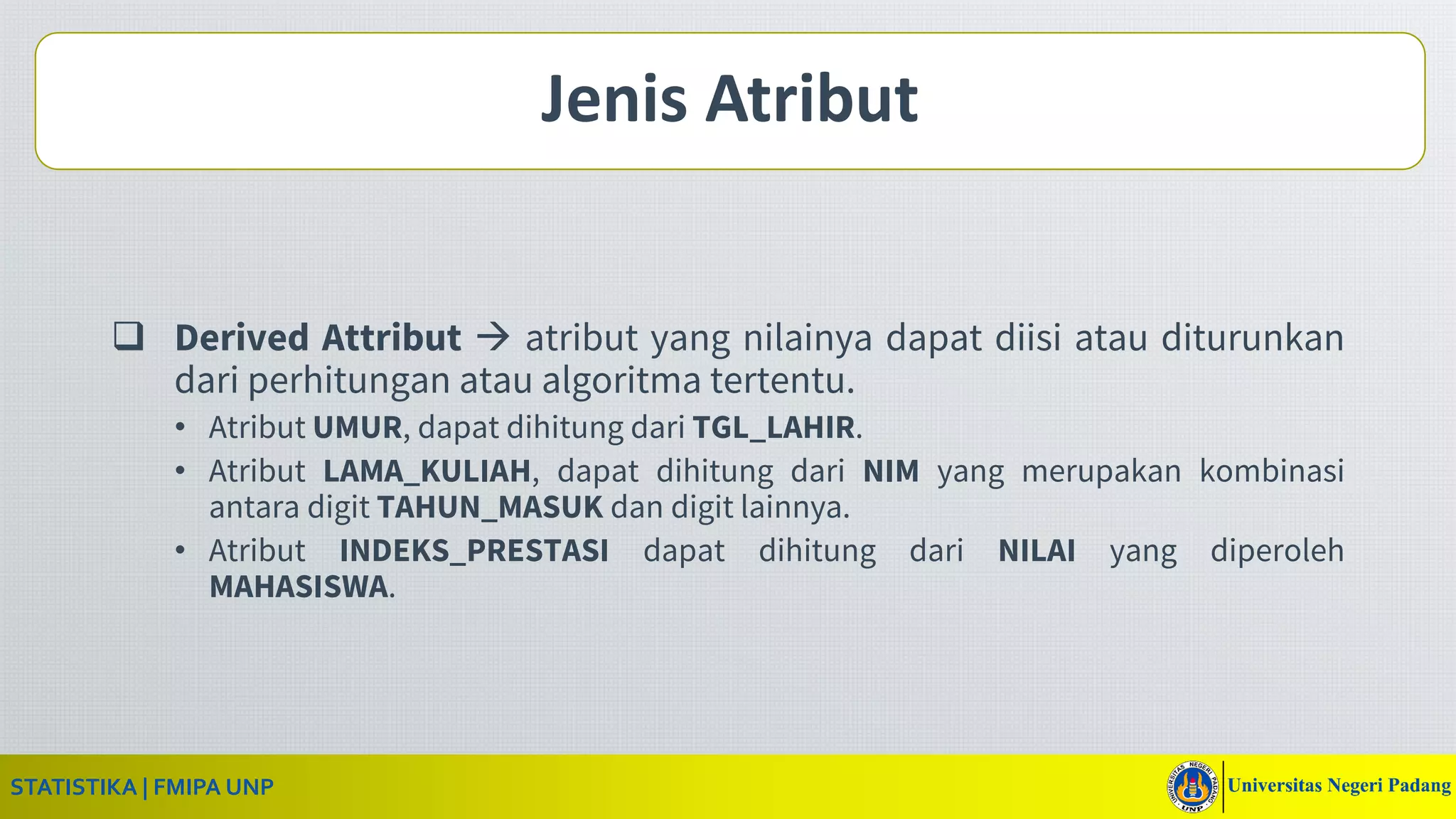 Basdat minggu 04 ER Model | PDF