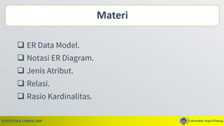 Basdat minggu 04 ER Model | PPT