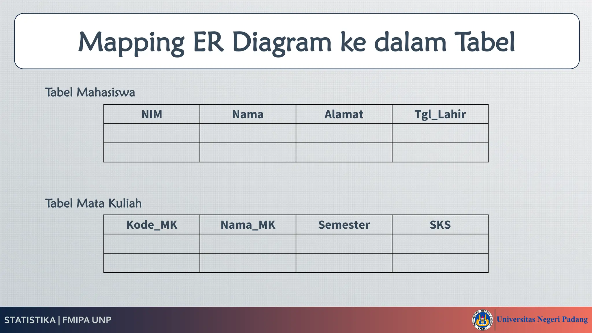 BASDAT Minggu 05 - Mapping ER Diagram.pdf