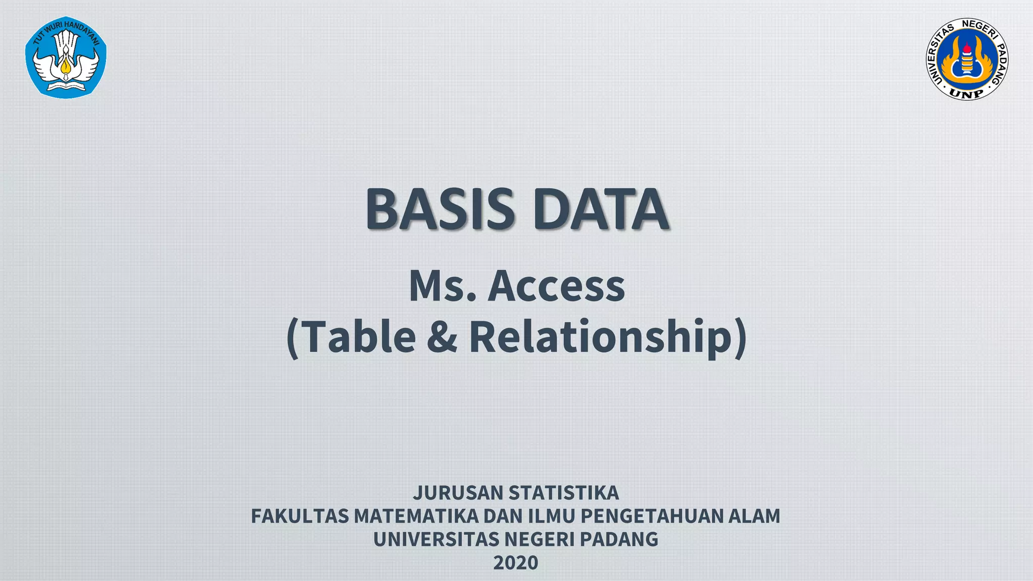 MS. ACCESS (TABLE DAN RELATIONSHIP) | PDF | Databases | Computer Software and Applications