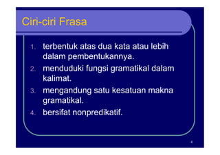 Jenis jenis-frasa-dlm-bhs-indonesia | PDF