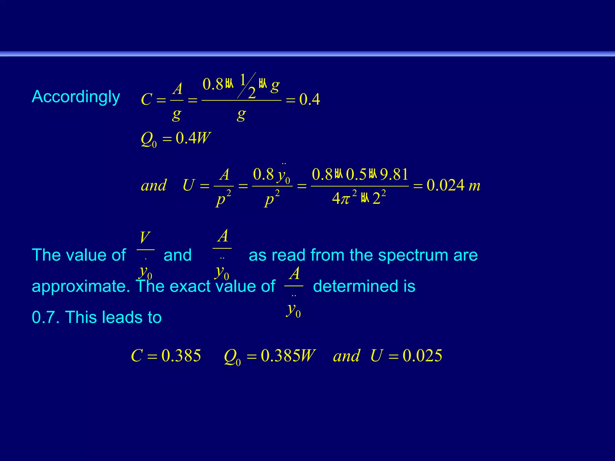 Base Excited Systems | PPT