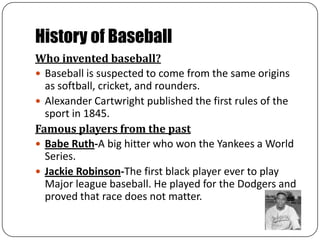 Baseball | PPTX