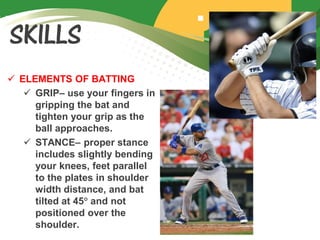 Baseball lesson history, equipment, skills | PDF