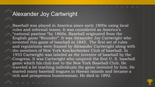 BASEBALL.pptx | Cricket | Sports