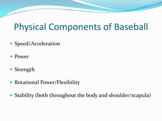 Baseball: An annual plan | PPTX