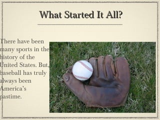 Baseball History | PPT