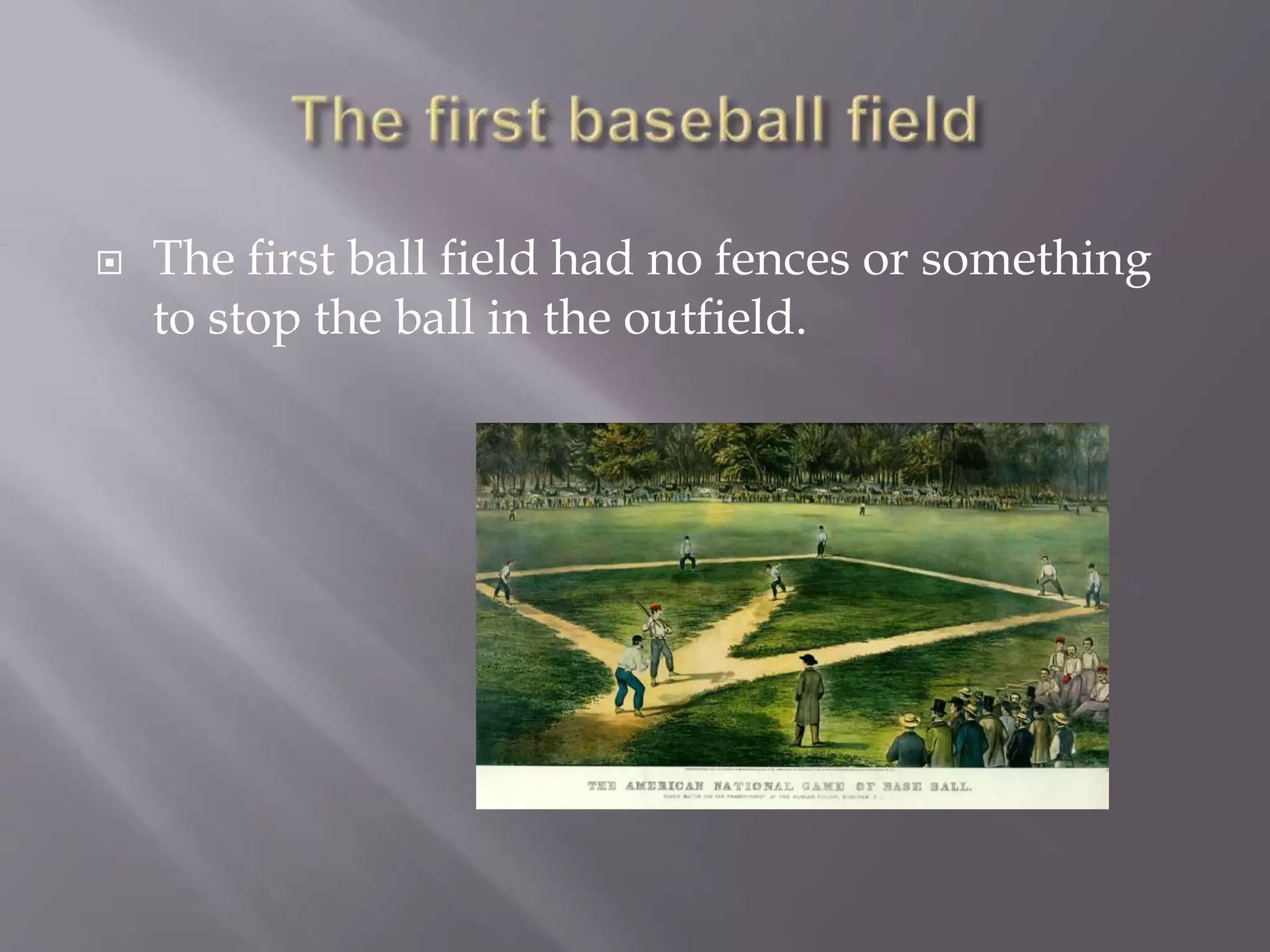 Baseball History | PPTX