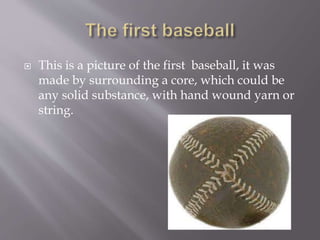 Baseball History | PPT