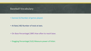 Baseball presentation | PDF
