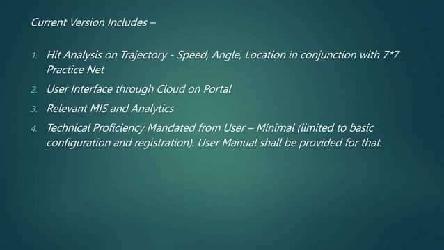 BASEBALL SMART NETTING Trajectory Mapping V 2.2.1.pptx