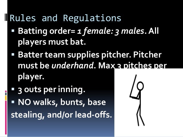 Softball Rules Simplified Baseball Field Softball