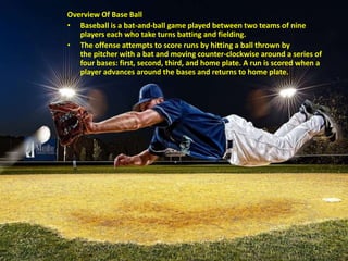 Base ball sports collection information | PPT