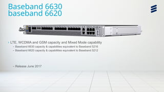 Baseband 6630 Baseband 6620 as RAN Procesdors have high capacity | PPTX