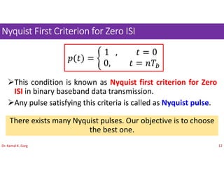 Baseband Transmission - Pulse Shaping.pdf