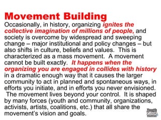 Base Building for Direct Action Organizing Groups | PPT