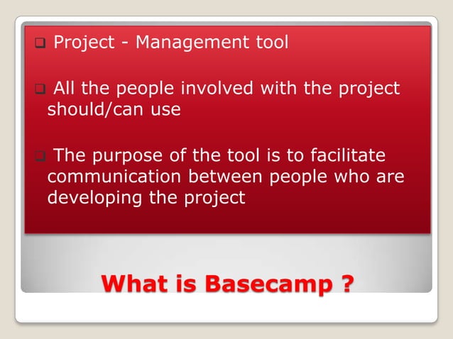 What Is Basecamp? | PPTX