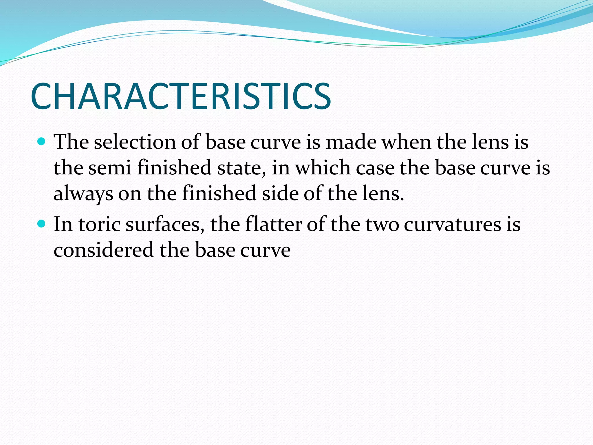 Base curve | PPTX