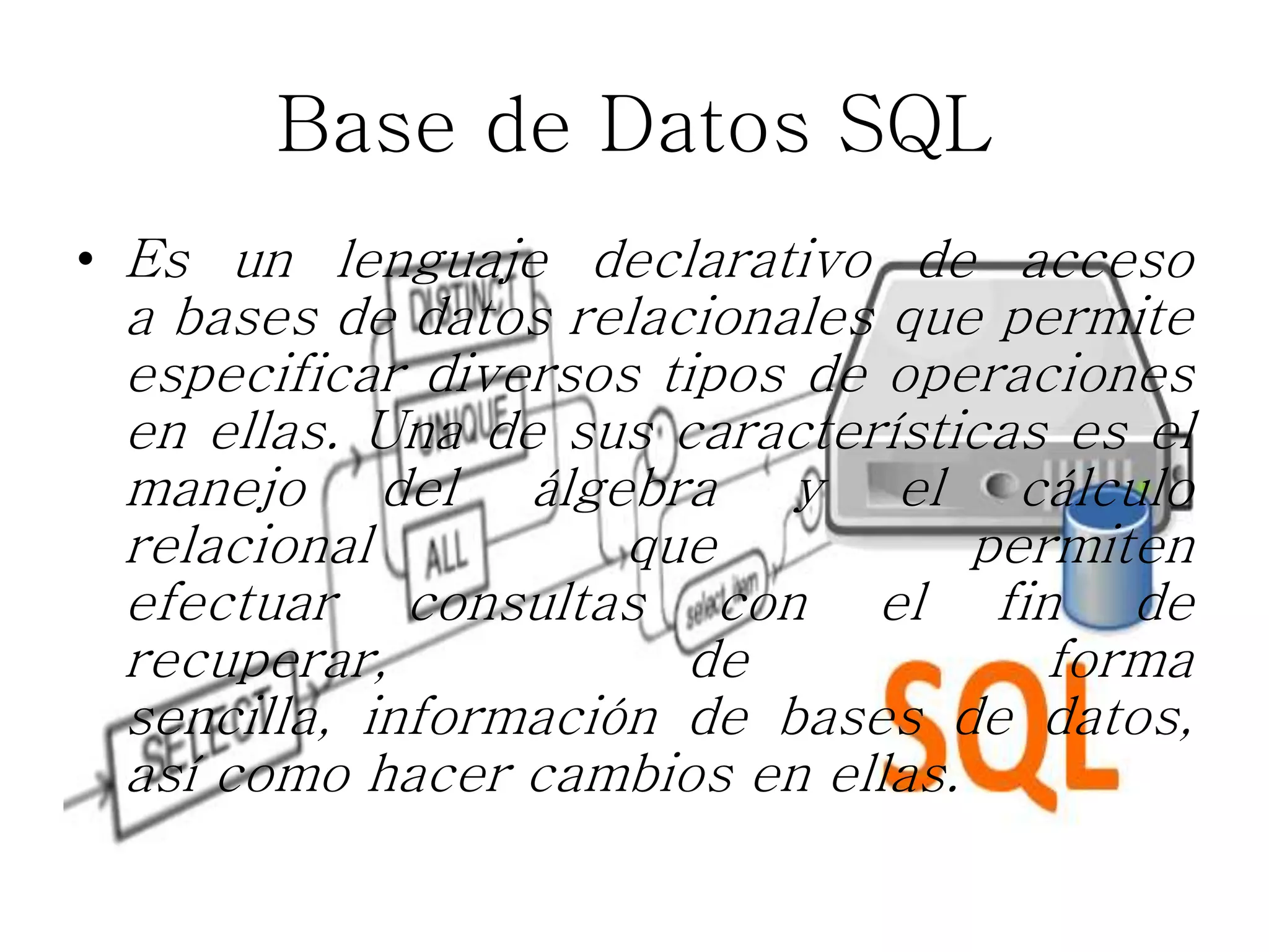 Base de dato | PPTX