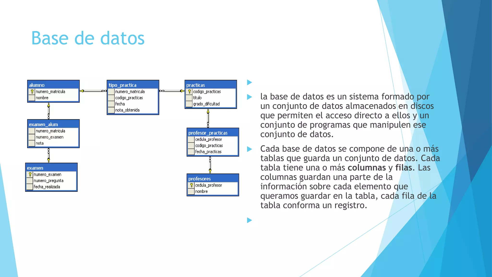Base de datos | PPT