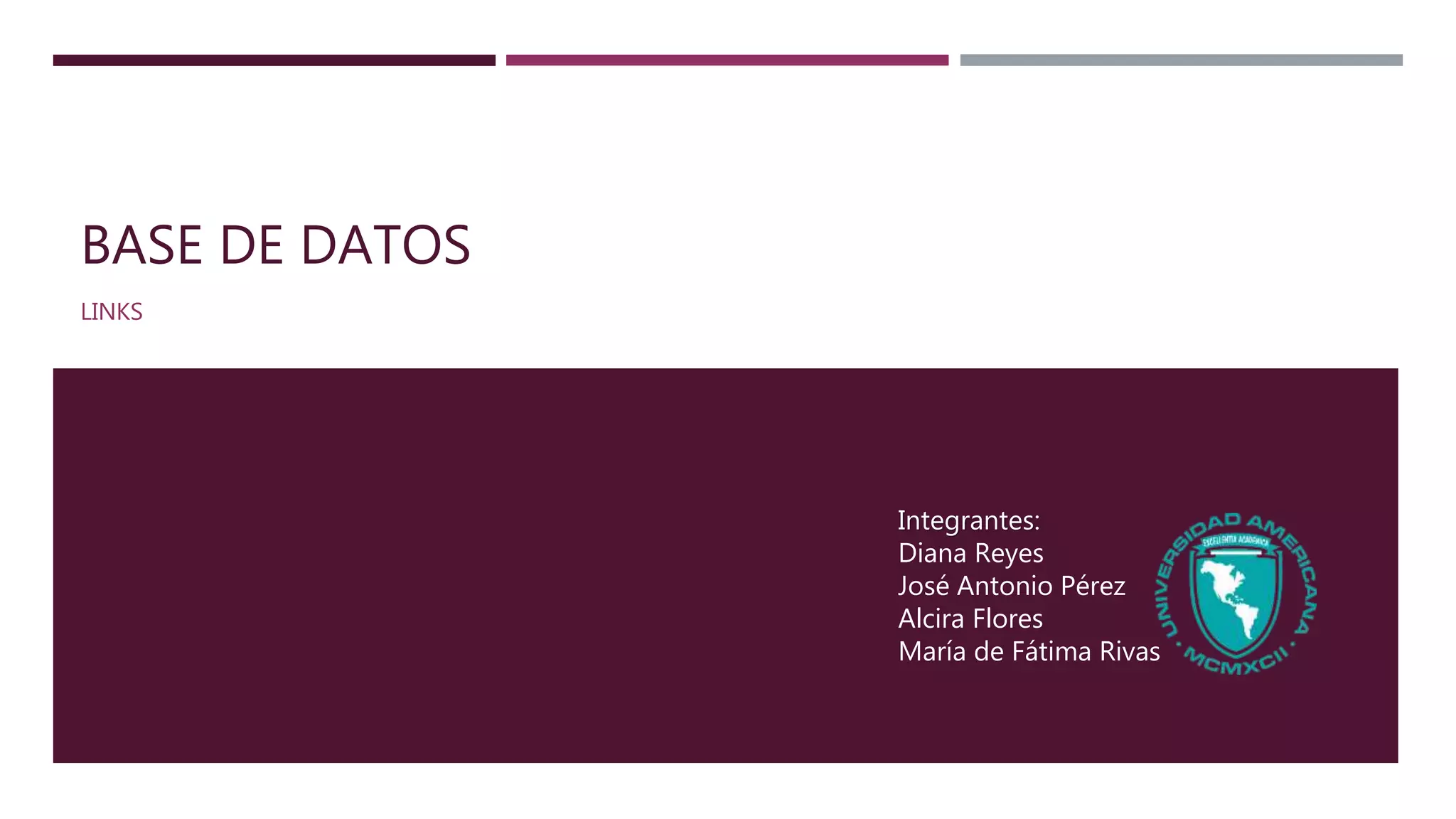 Base de datos | PPT