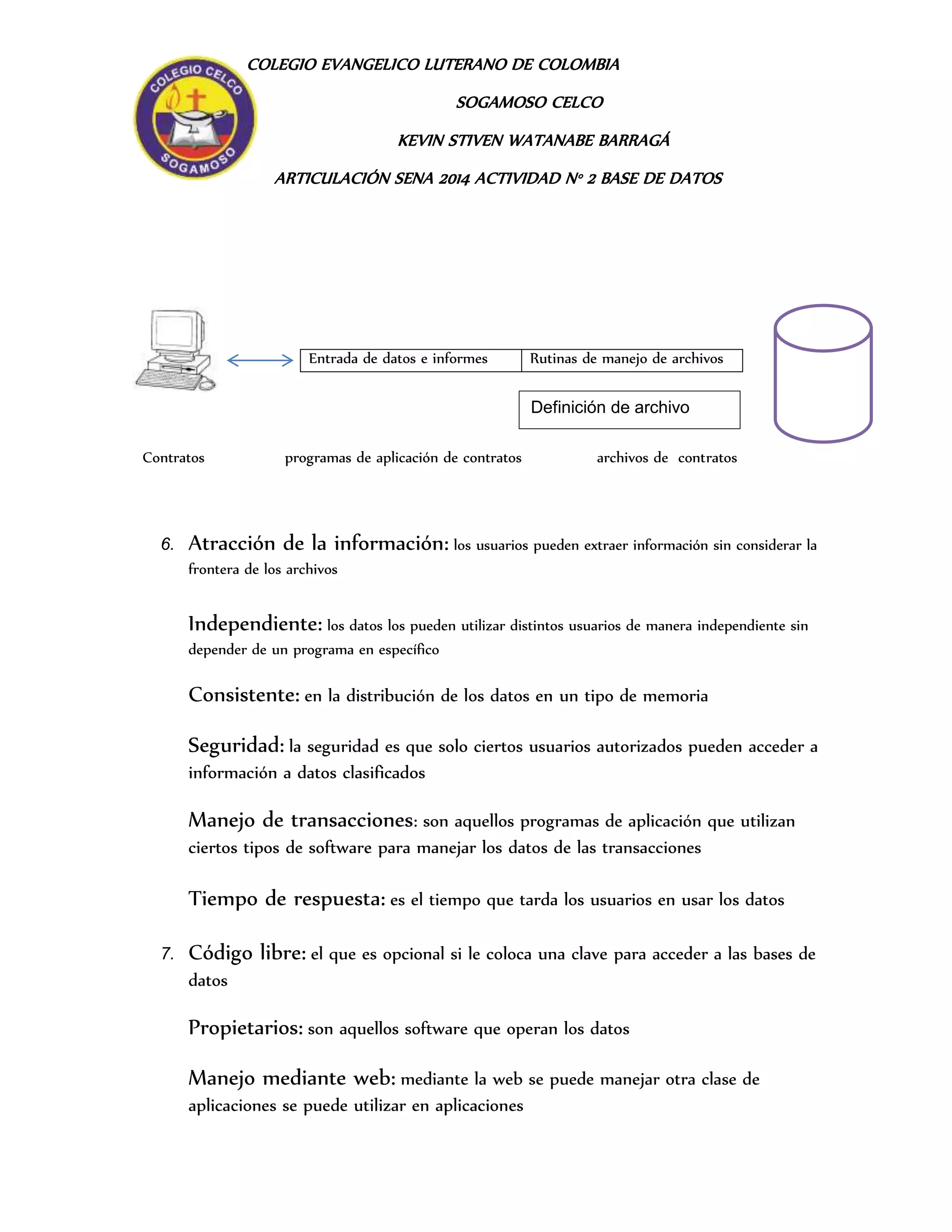 Base de datos dos kevin watanabe | PDF