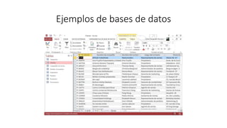 Base de datos access | PPTX